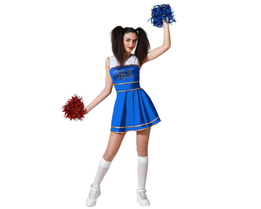 DISFRAZ DE ANIMADORA AZUL MUJER | Tienda de disfraces online