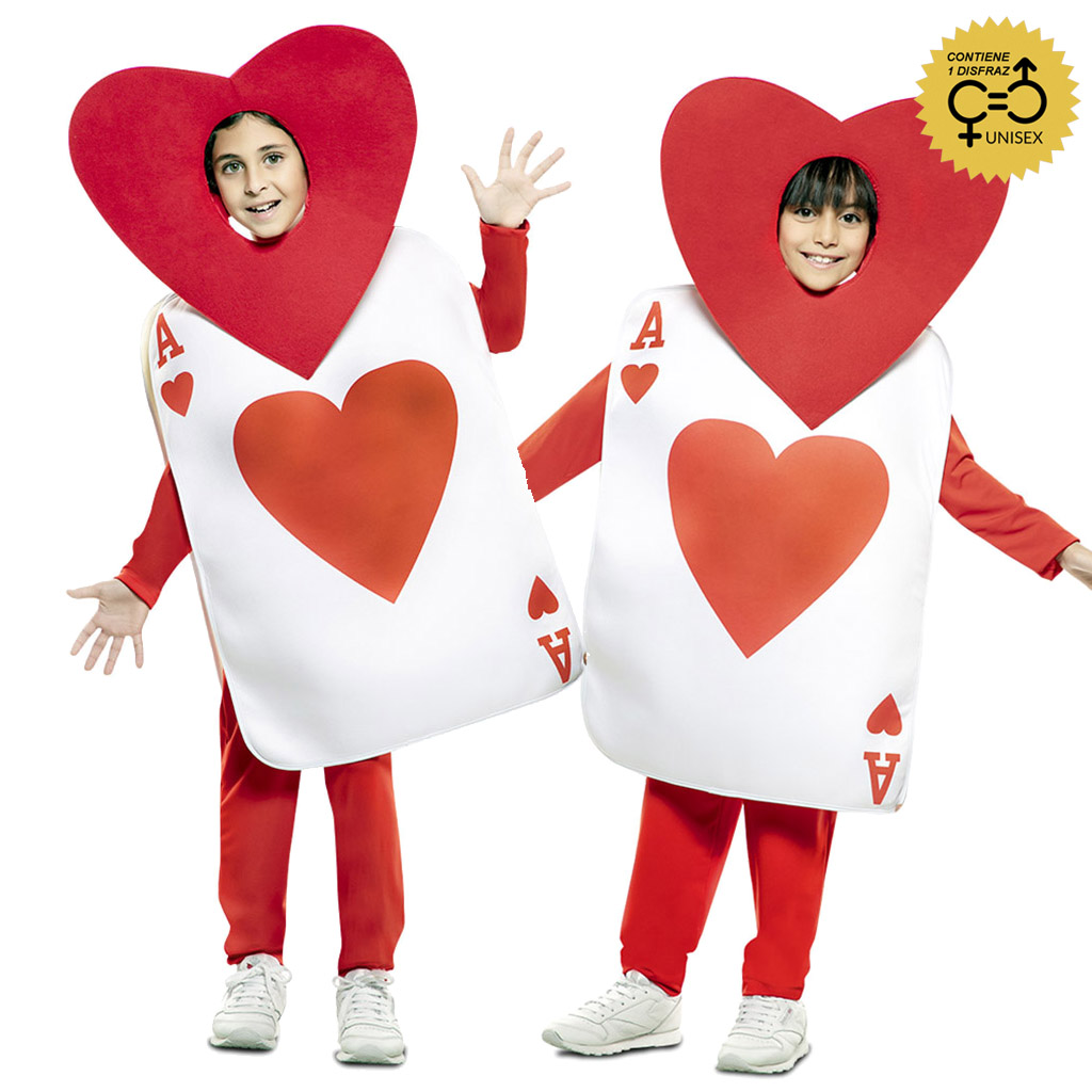 DISFRAZ DE AS DE CORAZONES INFANTIL | Tienda de disfraces online