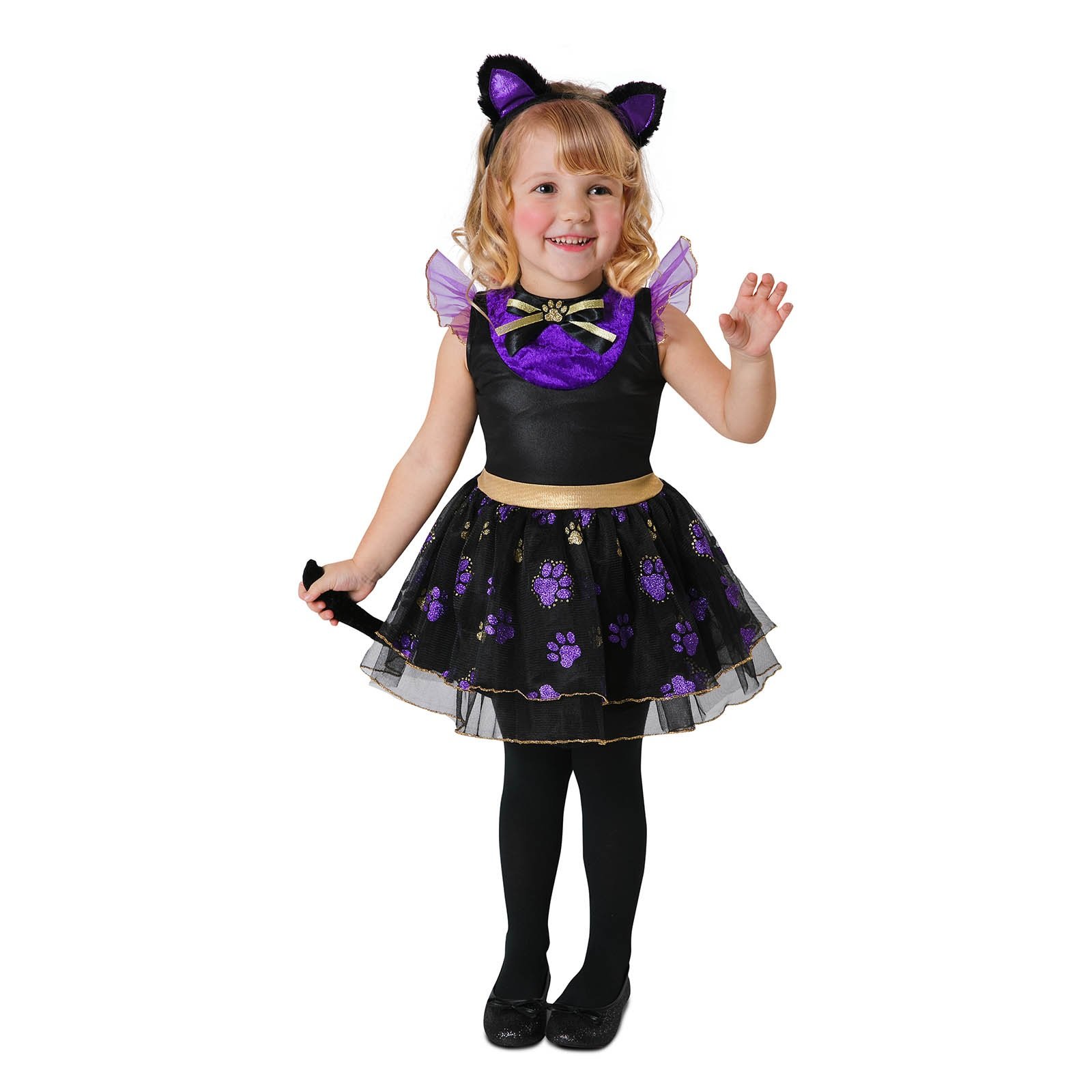 DISFRAZ DE GATITA VIOLETA BEBÉ | Tienda de disfraces online